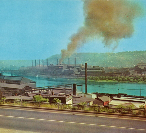 Jones & Laughlin Mill, The Steel Mills of Pittsburgh PA 1950s VTG ...