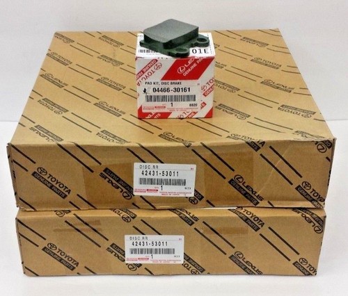 LEXUS OEM FACTORY REAR BRAKE ROTOR AND PAD SET 2001 IS300 | eBay