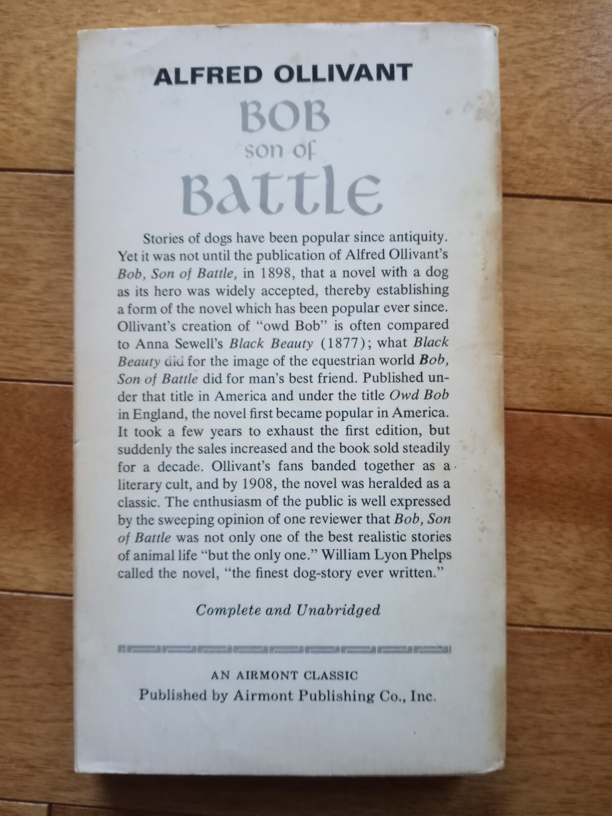 BOB SON OF BATTLE by Alfred Ollivant 1967 Vintage | eBay