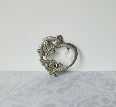 Vintage Ganz Heart and Roses Ornament | eBay