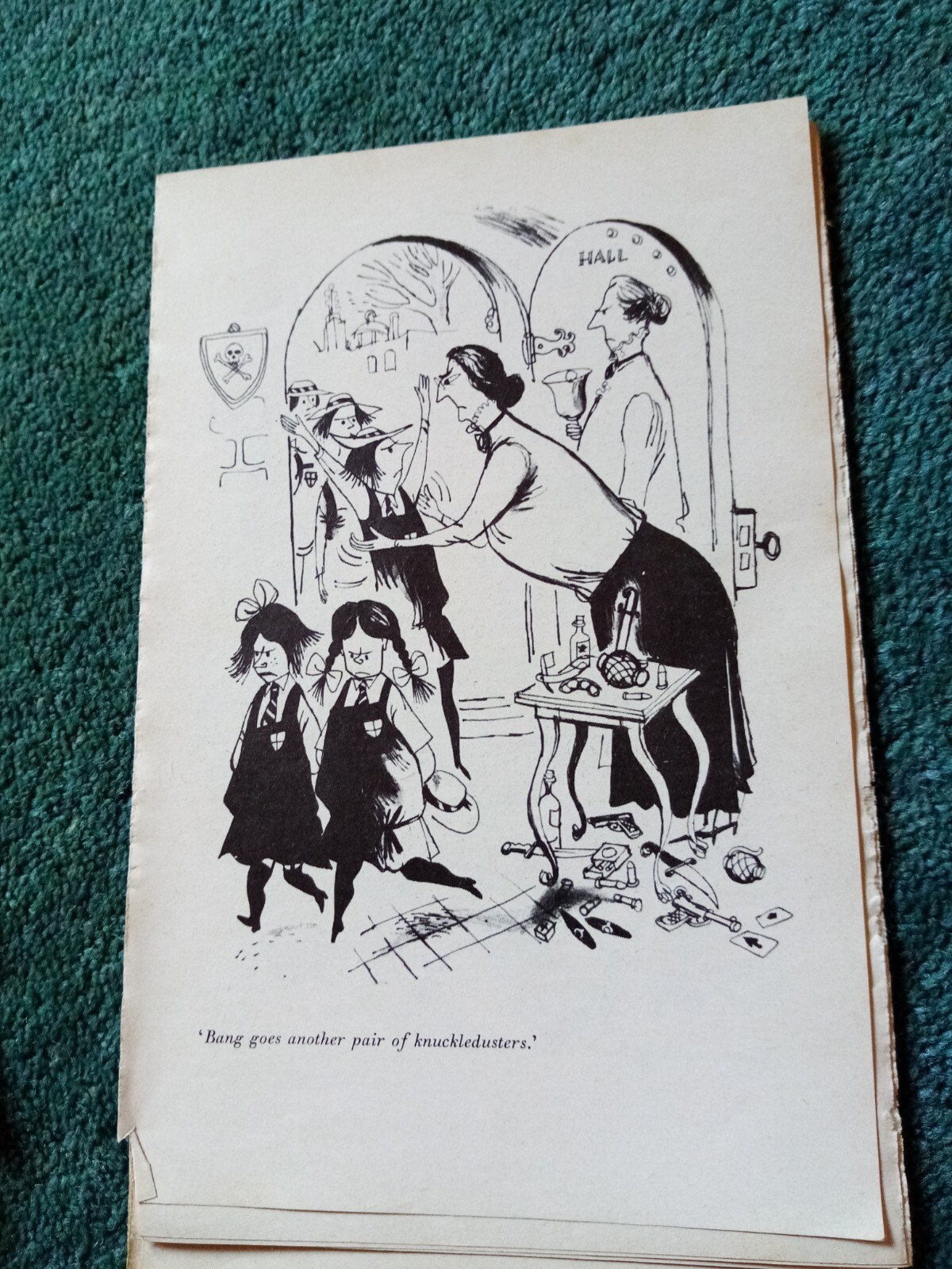 El38 book picture searle St trinian's cartoon bang goes the ...