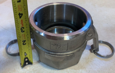 PT 1400430, Part D Coupler, 3", Stainless Steel 316 (30D) (E5) | eBay