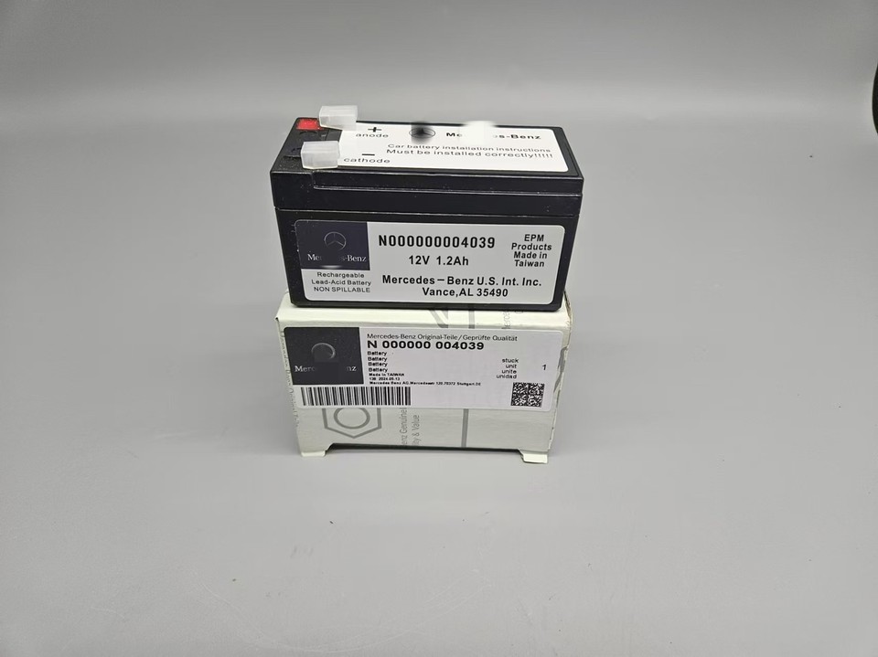 NEW N000000004039 For Mercedes Benz Auxiliary Battery 12V W221 W212 ...