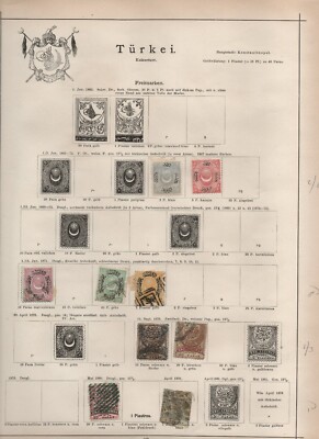 Turkey Stamps on 2 Pages - Mixed Condition | eBay