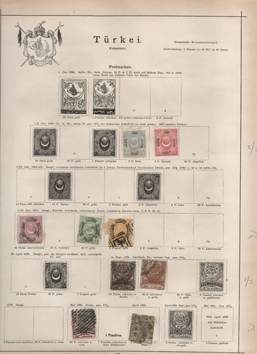 Turkey Stamps on 2 Pages - Mixed Condition | eBay