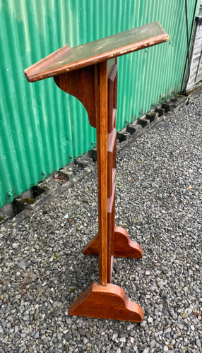 Original Vintage Retro Mid Century Wooden Lectern Podium 48.5" Tall x ...
