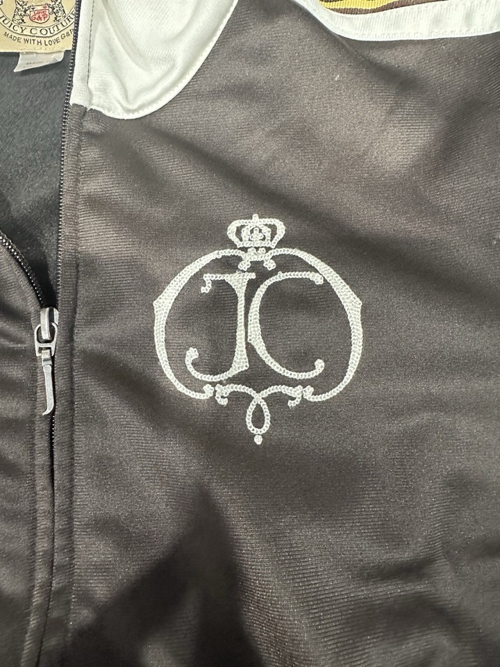 Vintage Y2K Juicy Couture Brown Tracksuit Jacket Size Medium (see pics ...
