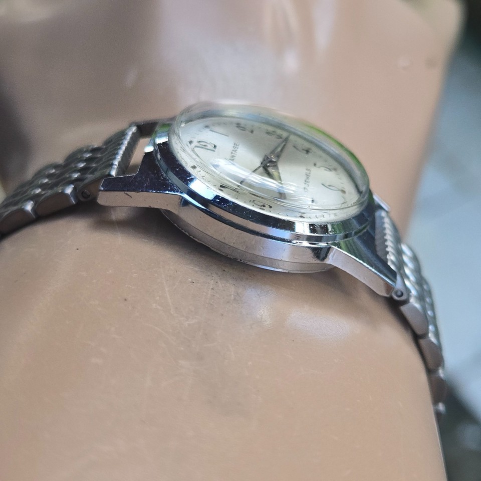 Vintage HAMILTON VANTAGE men's manual wind watch ENICAR 410 1960s | eBay