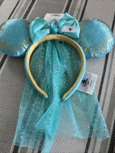 2024 Disney Parks Aladdin Jasmine Princess Veil Minnie Mouse Ears ...