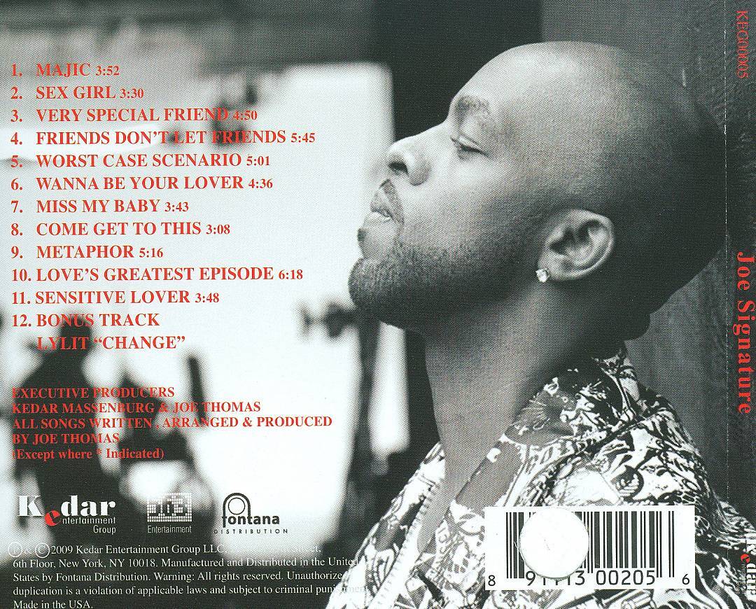 JOE SIGNATURE NEW CD 891113002056| eBay
