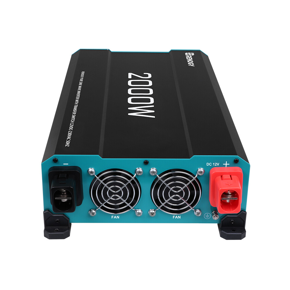 Renogy 2000W 4000W Pure Sine Wave Inverter with UPS Function 12V DC ...