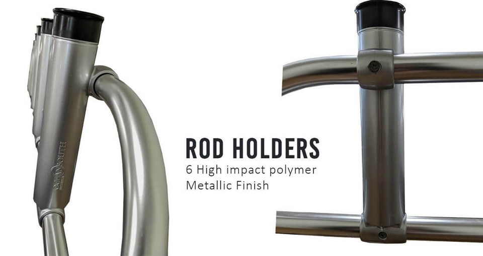 Clamp on Fishing Rod Holder/Rocket Launcher 6 Rod Holders - Max width 1 ...