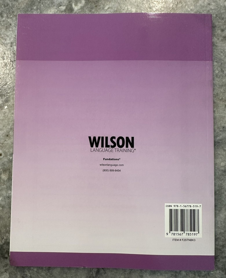 Wilson Language Basics Fundations Student Notebook 3 (10-Pack) | eBay