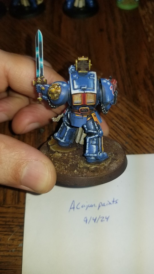 Warhammer 40k Space Marines Ultramarines Terminator Captain [PAINTED ...