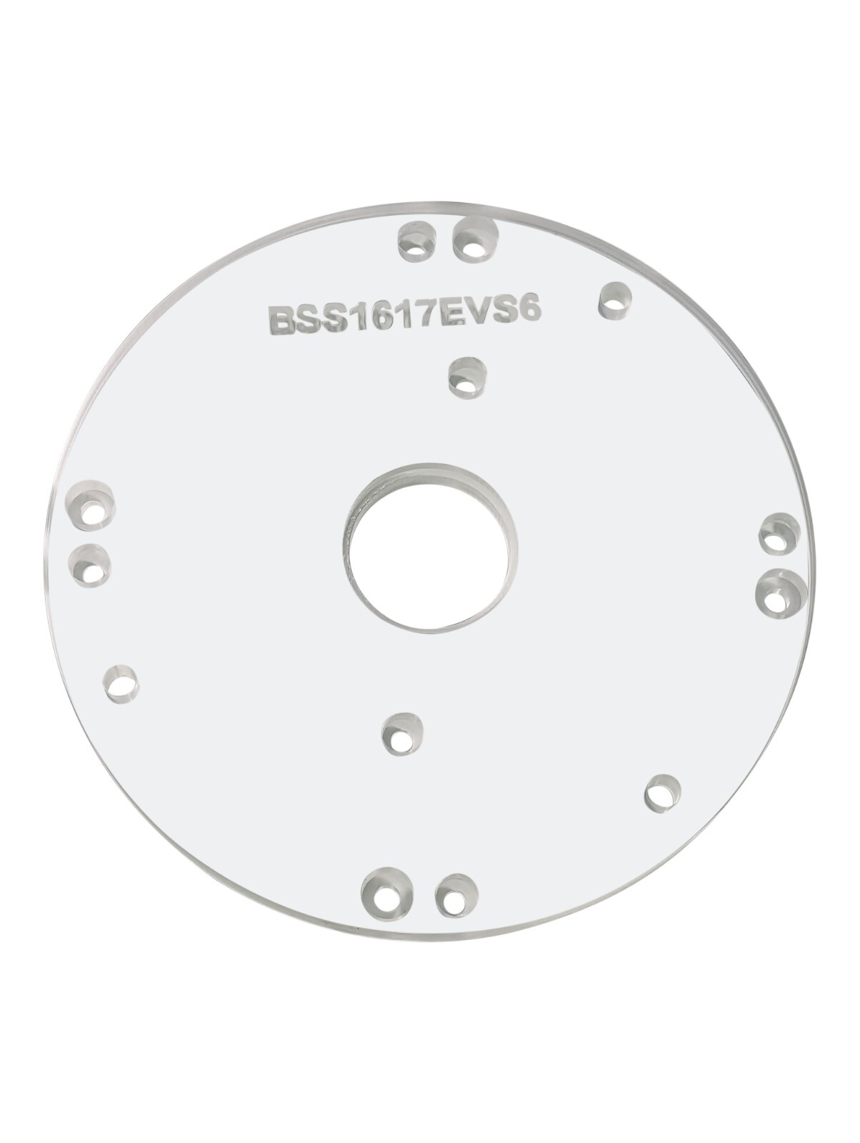 3/8" Thick 6" Circle Baseplate with bushing compatilility for Bosch ...