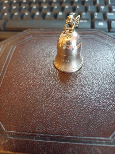 A very nice bell shaped solid silver tooth fairy tooth holder great ...