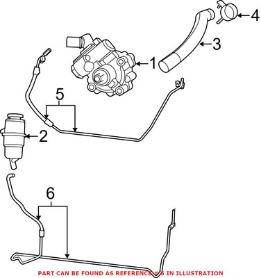 Genuine OEM Mopar Power Steering Return Hose For Jeep Wrangler | eBay