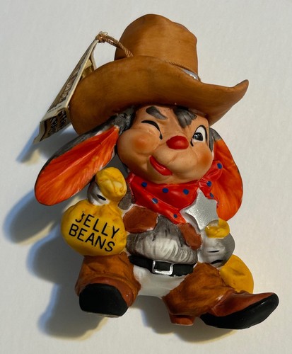 Beth Barton Cowboy Sheriff Rabbit Vintage Figurine Scarce-- CUTE! | eBay