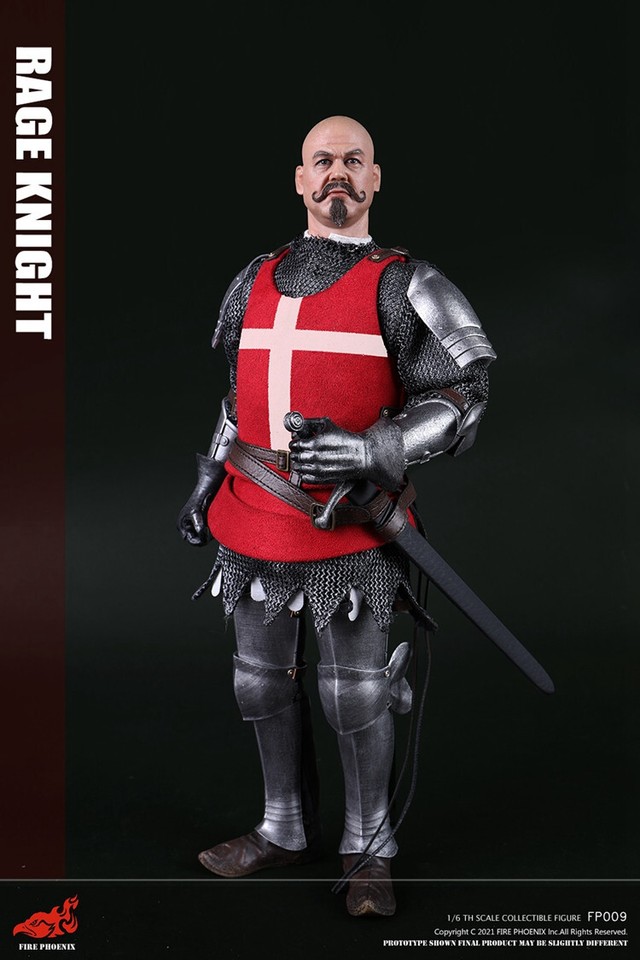 FIRE PHOENIX Rage Knight 1/6 Scale Male Soldier Action Figure ...