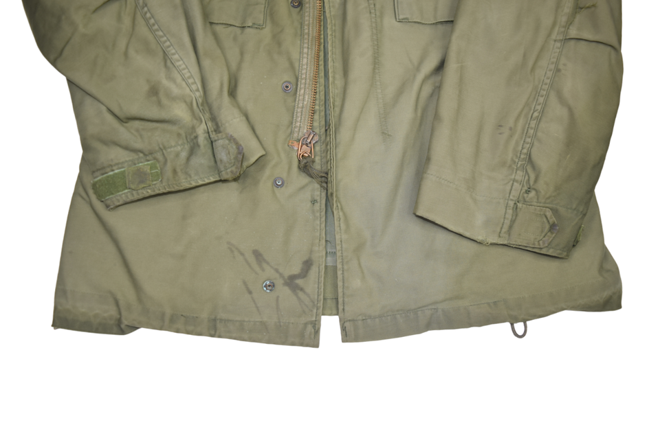 Vintage Military Jacket Mens S US Air Force M85 Field OG 107 Parka Cold ...