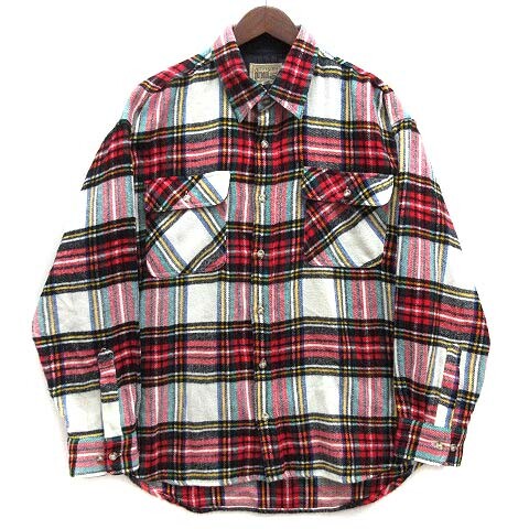 Active Scene Outdoor Tartan Check Flannel Shirt Acrylic Long Sleeve ...