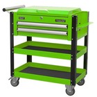 Sealey HD Mobile Tool & Parts Trolley 2 Drawer-Locking Top HV Green ...