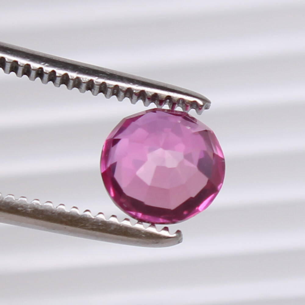Natural Pink Color Sapphire 2.80 Ct Round Loose Certified Gemstone ...