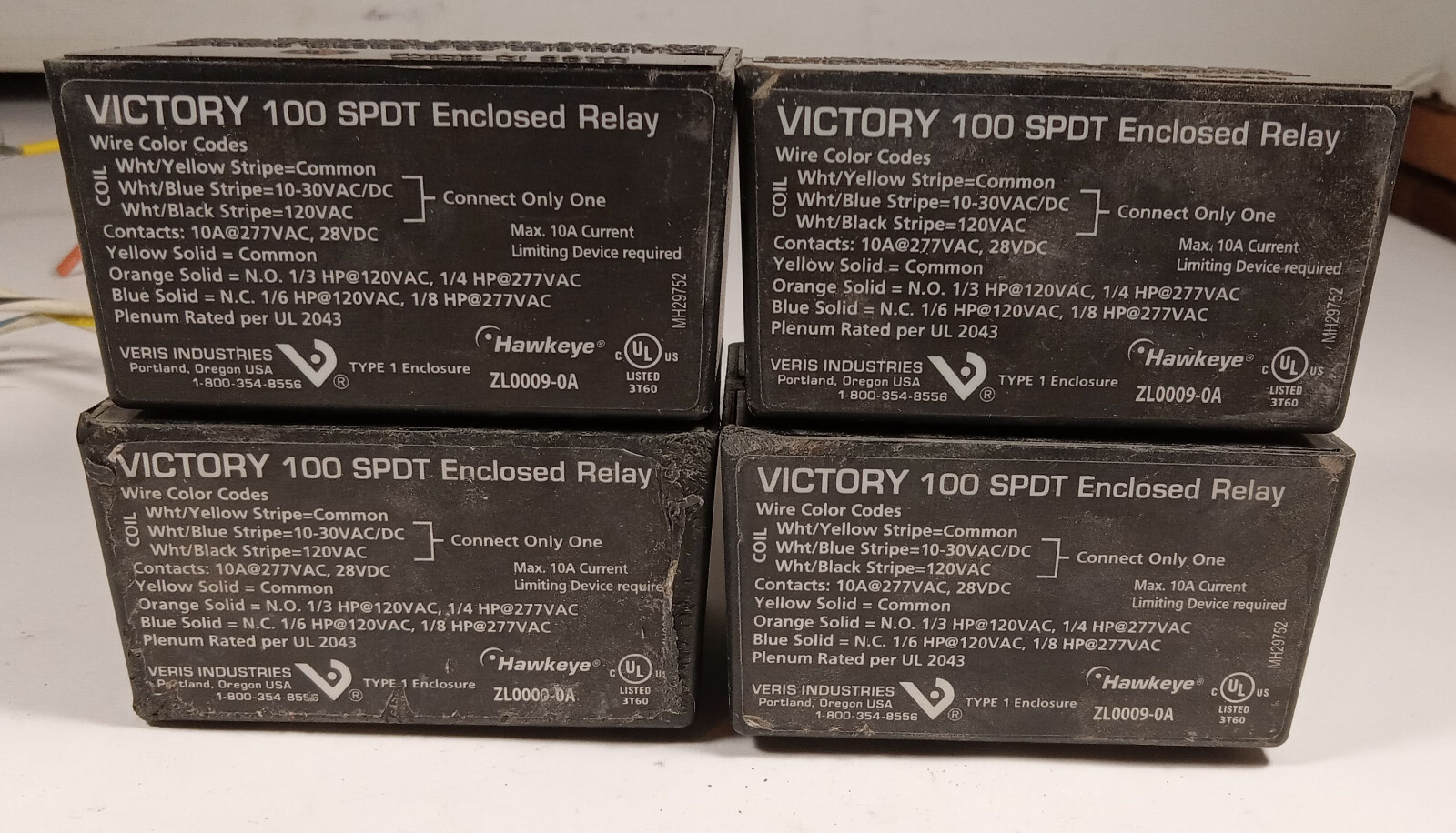 4 USED VERIS VICTORY 100 SPDT ENCLOSED RELAYS UNB ***MAKE OFFER*** | eBay