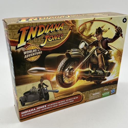 Indiana Jones Worlds of Adventure Motorcycle & Sidecar Disney Hasbro ...