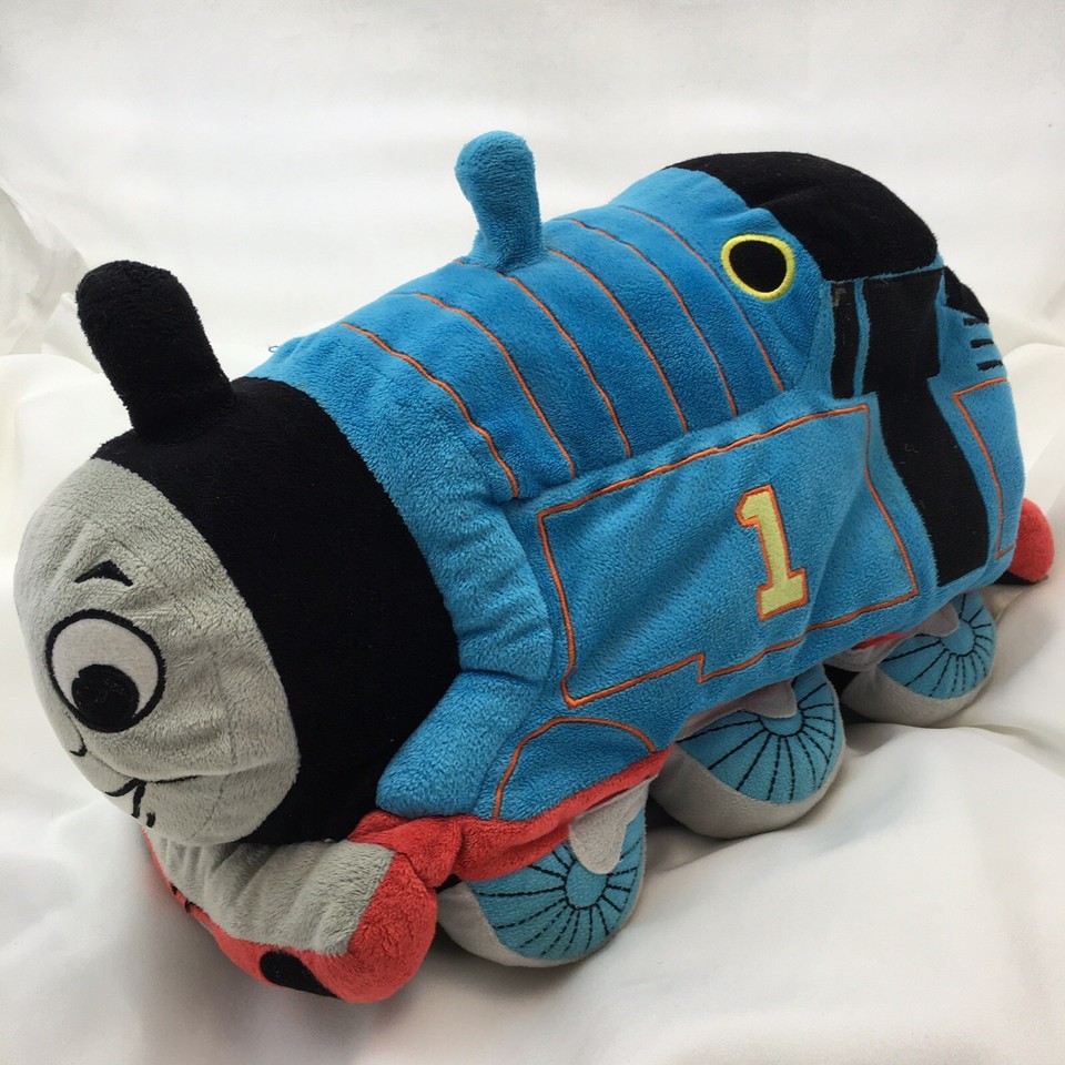 Thomas Train Pillow Engine Friends Microbead Velour Childrens Plush 15 ...