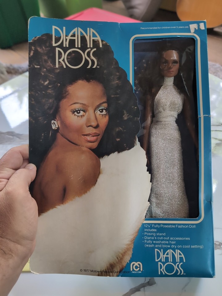 NEW in Box Vintage MEGO Diana Ross Doll 1977 Motown Record Corporation ...