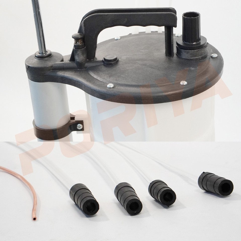 9L Waste Oil Fluid Suction Manual Extractor Pump Vacuum Fuel Car Boat ...