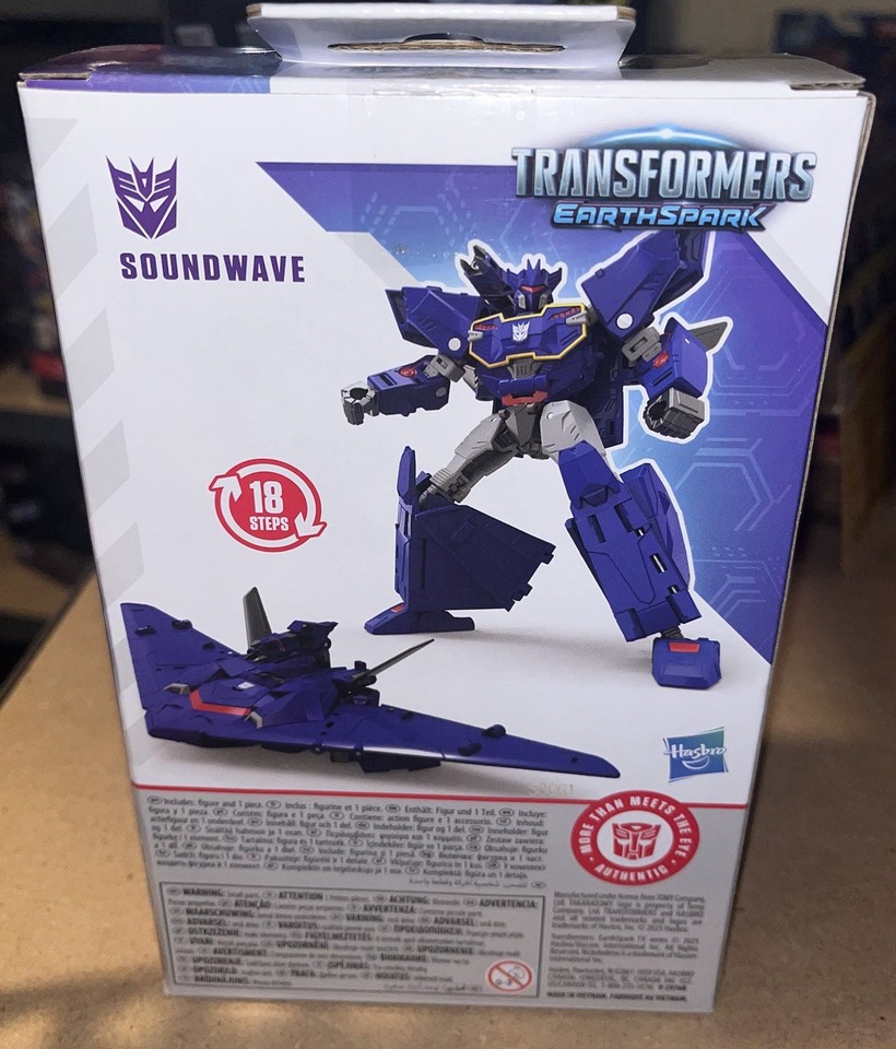 TRANSFORMERS: EARTHSPARK DELUXE CLASS SOUNDWAVE IN HAND 2025 | eBay