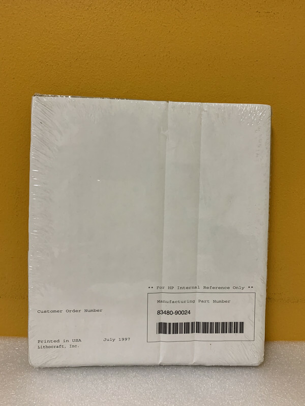 HP 83480-90024 83480A Digi-Com Analyzer + 54750A Oscilloscope Program ...