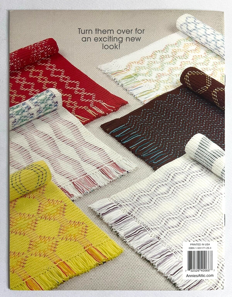 Crochet on the Double Faux Monk's Cloth Reversible Rugs Patterns Book 6 ...