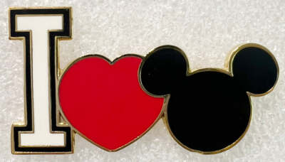 I Heart Mickey Mouse Icon I Love Pins Disney Shopping Pin L04 | eBay