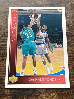 1993-94 Upper Deck Denver Nuggets Basketball Card #102 Tom Hammonds ...