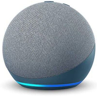 🔥 Amazon - Echo Dot 4th Gen Smart Speaker with Alexa - Blue FACTORY ...