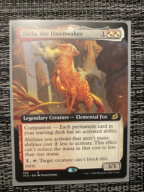 ZIRDA, THE DAWNWAKER (EXTENDED ART) Ikoria IKO Magic MTG MINT CARD | eBay
