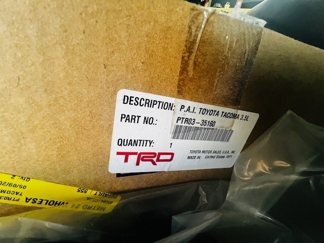 (1) Genuine Toyota Performance Air Intake System Trd PTR03-35160 | eBay