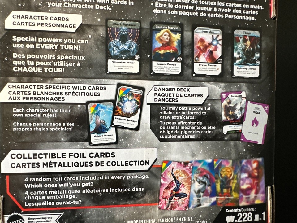 Uno Ultimate Marvel Card Game - 1st Edition Core Version - Mattel | eBay