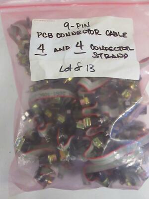 AMP 9 Pin PCB Connector Cable, 4 and 4 Strands, Lot of 13 | eBay