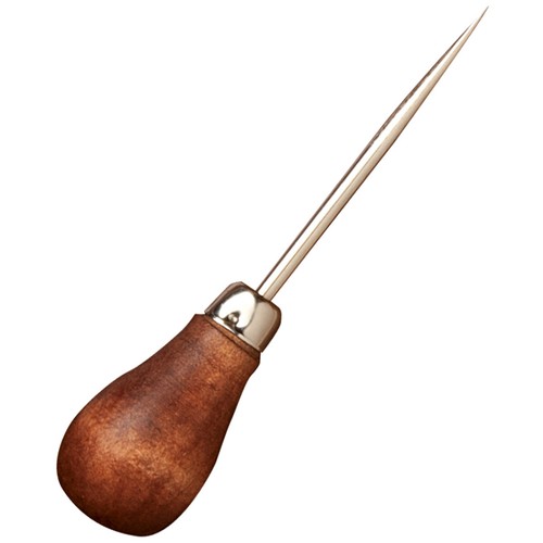Awl Heavy Duty Large Point W/Wooden Ball Handle | eBay