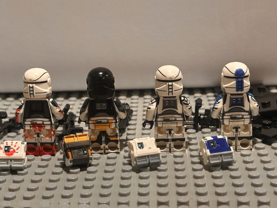 Lego Stud+ Star Wars 8 Clone Commandos - Delta Squad, Gregor, Omega ...