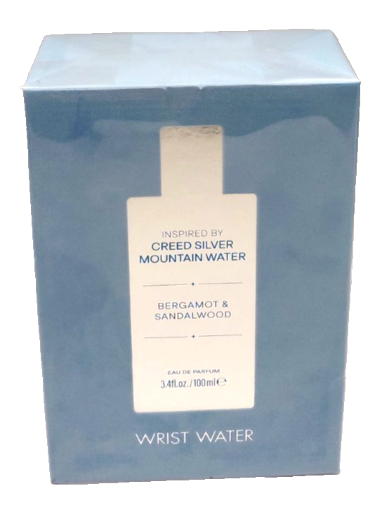 WRIST WATER INSPIRED BY CREED SILVER MOUNTAIN WATER 3.4 fl oz 100ml EDP ...