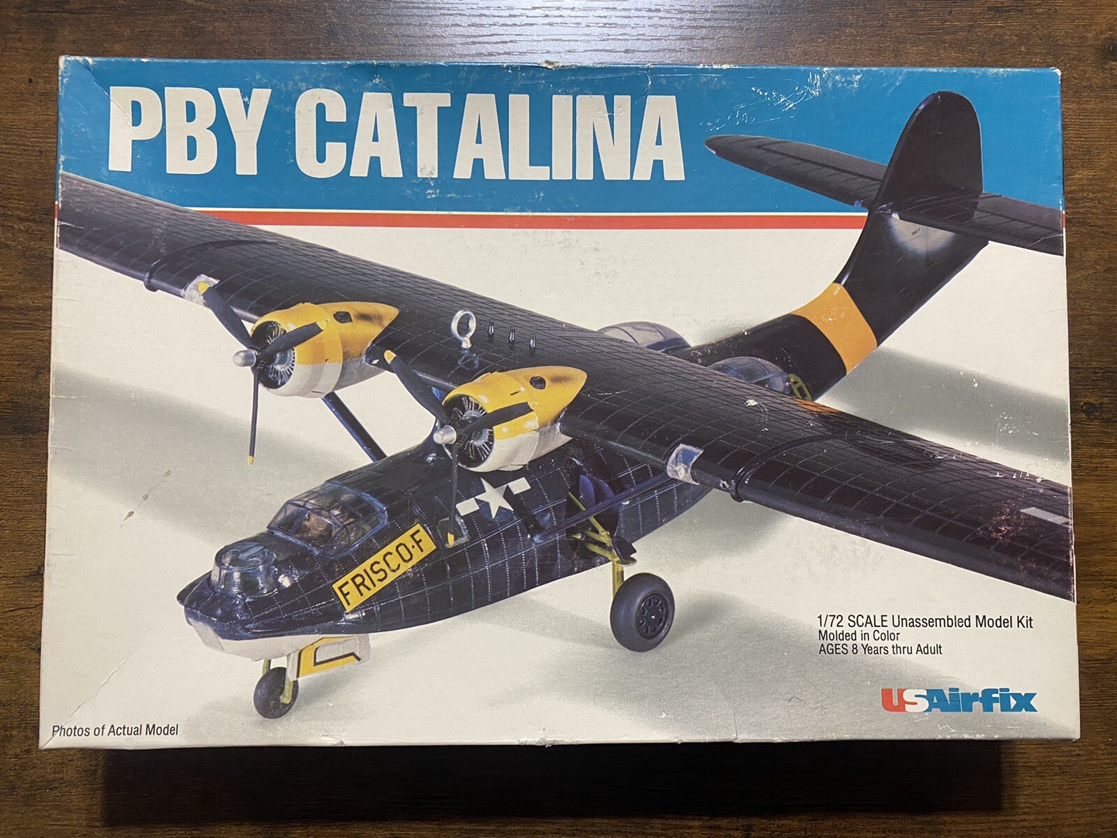 PBY Catalina USAirfix 1/72 Scale Rare Vintage Plastic Model Airplane ...