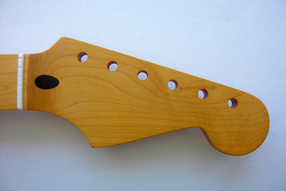 1-Piece-21 JUMBO FRETS/STRATOCASTER Guitar Neck/Warmoth Bone Nut STRAT ...
