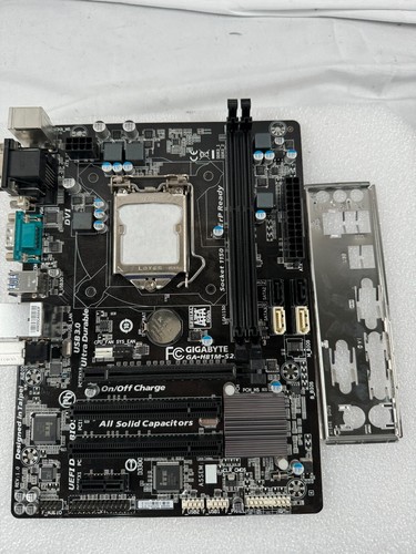 Gigabyte GA-H81M-S2PV LGA 1150 DDR3 mATX Motherboard w/ I/O Shield ...