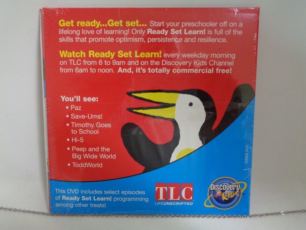 READY SET LEARN ! READY SET WATCH ! DVD, NEW, PAZ, SAVE-UMS ! TODDWORLD ...