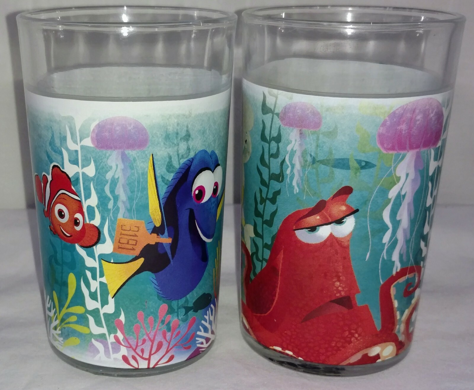 Finding Dory Juice Glasses Set Of 2 Nemo New | eBay